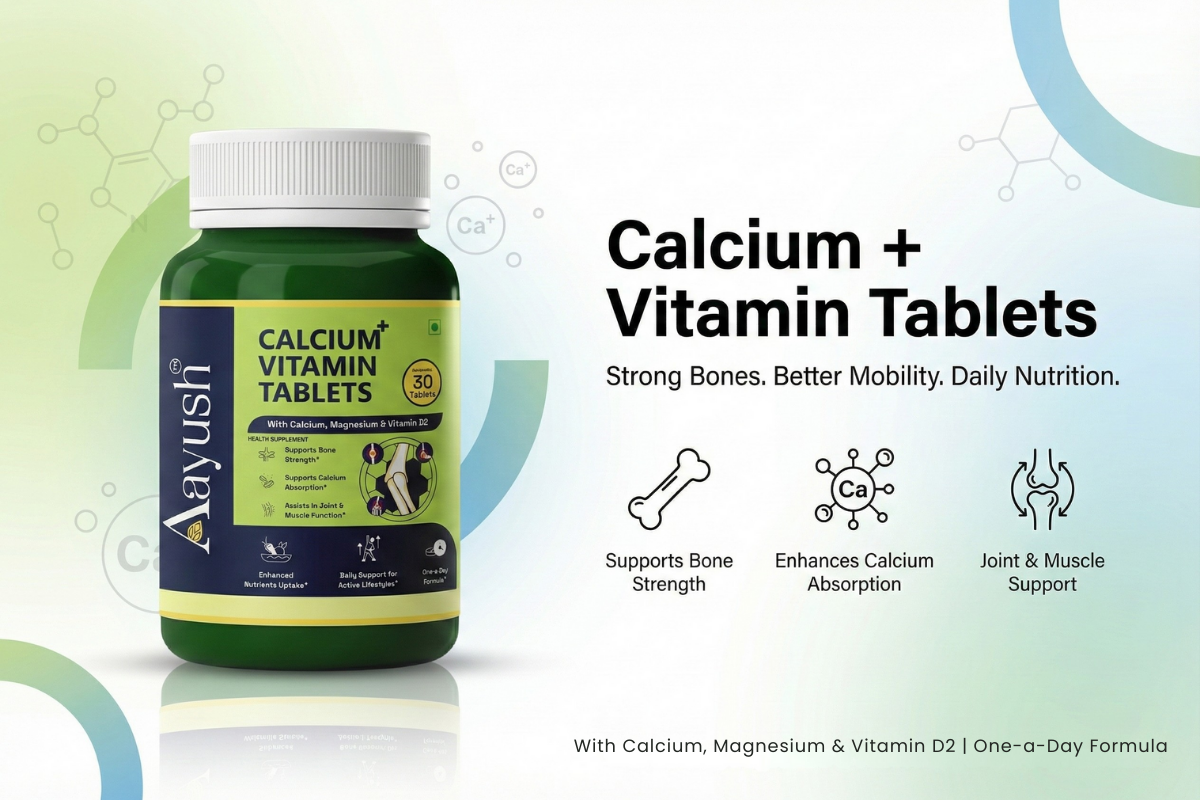 Calcium+Vitamin D Supplements: Achieving the Right Balance – Aayush ...